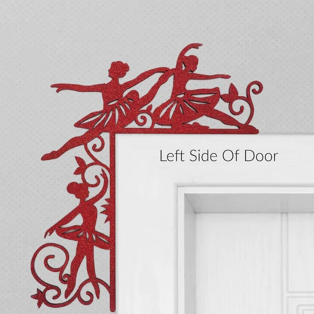 Ballerina Wood Door Trim: Ballet Party Decor, Nursery Gift - Etsy