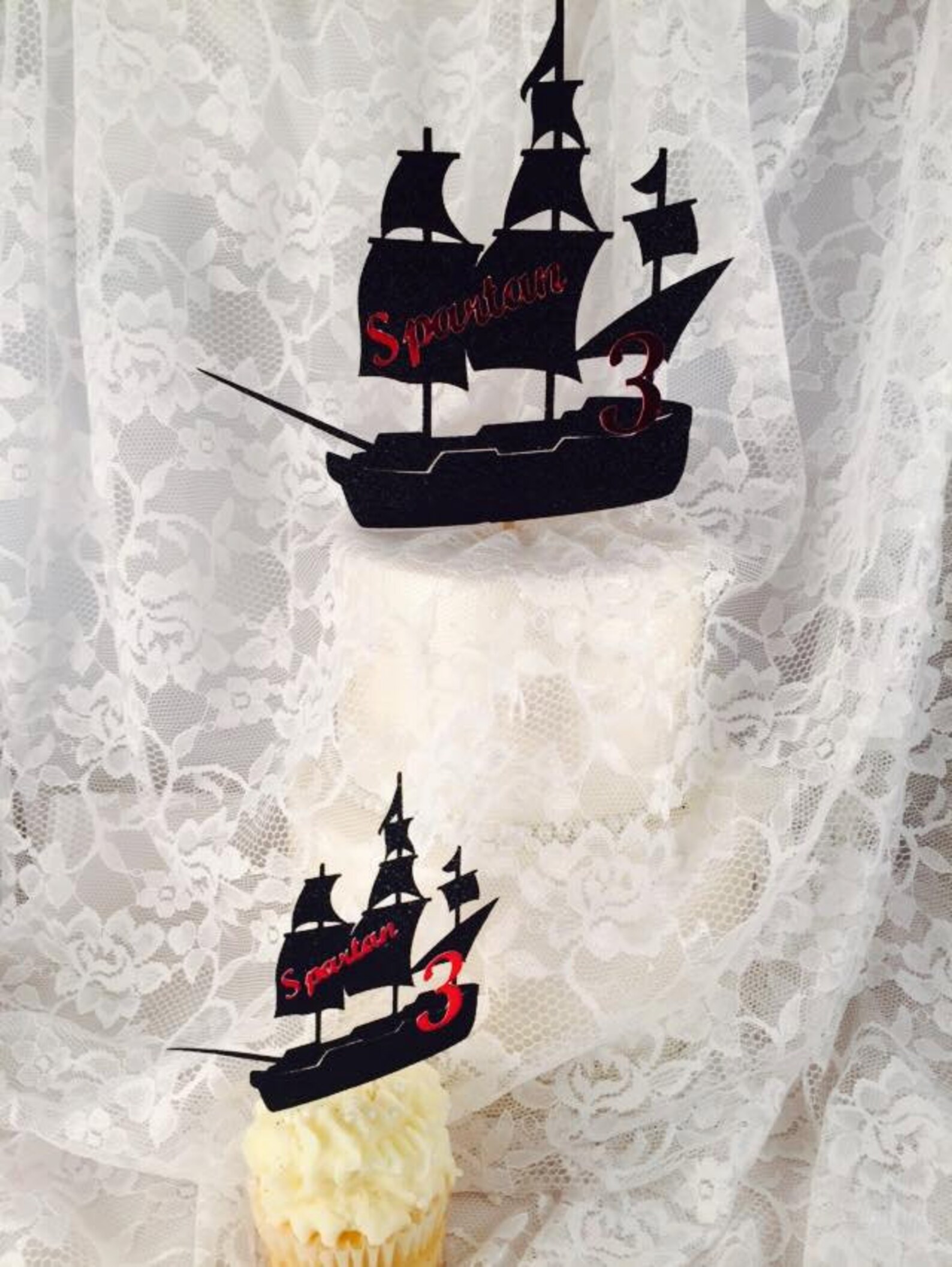 Pirate Cake Topper Pirate Cupcake Toppers Pirate Party - Etsy