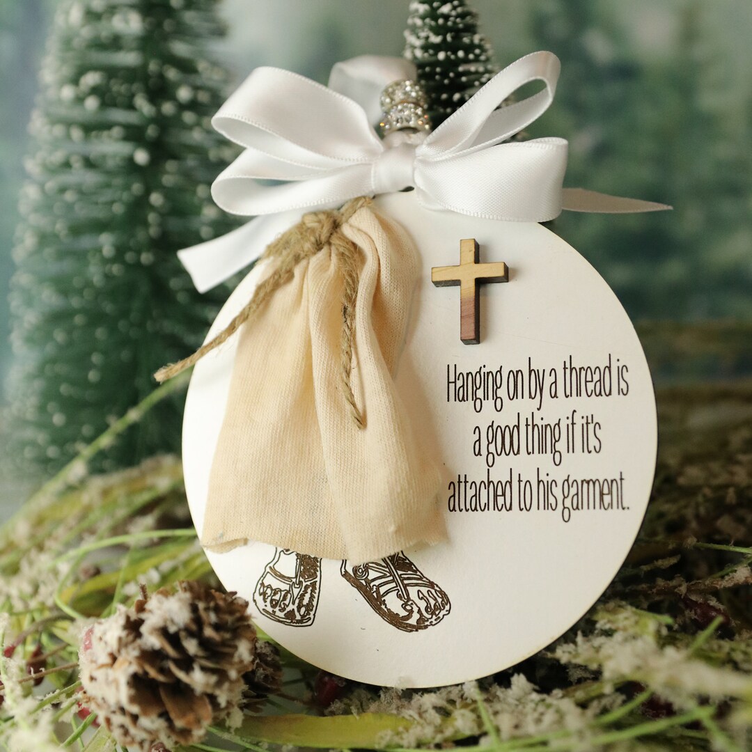 Catholic Ornament, Holy Robe of Jesus Wood Christmas Ornament, Tree ...