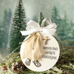 Catholic Ornament, Holy Robe of Jesus Wood Christmas Ornament, Tree ...