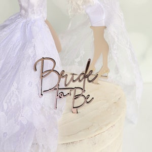 Bridal Shower Cake Topper, Unique Bride to Be Gift or Decorations ...