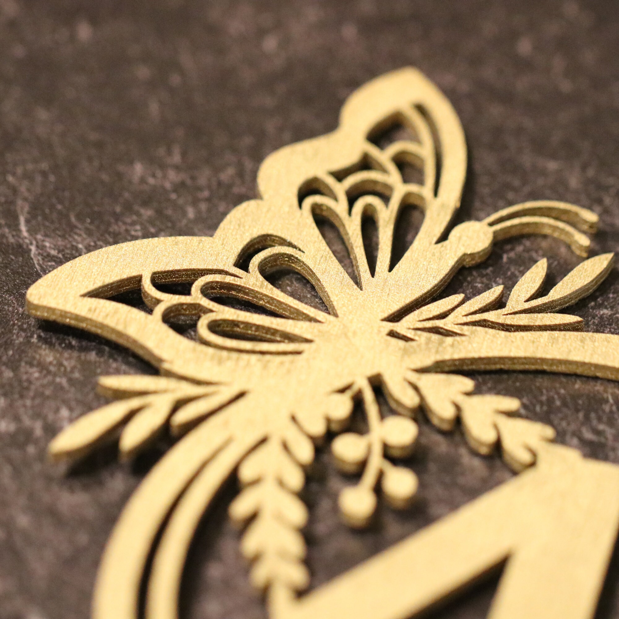 Gold Butterfly Cake Topper for Birthday Custom Personalized - Etsy