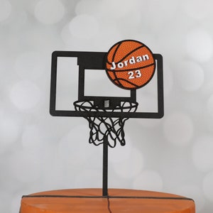 Basketball Cake Topper - Basketball Party Decorations - Basketball ...
