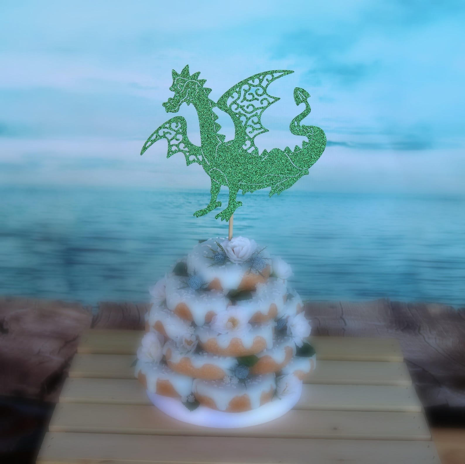 Dragon Cake Topper Dragon Party Decorations Dragon Party | Etsy