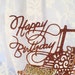 Backhoe Cake Topper: Glitter Construction Birthday Party Decor - Etsy
