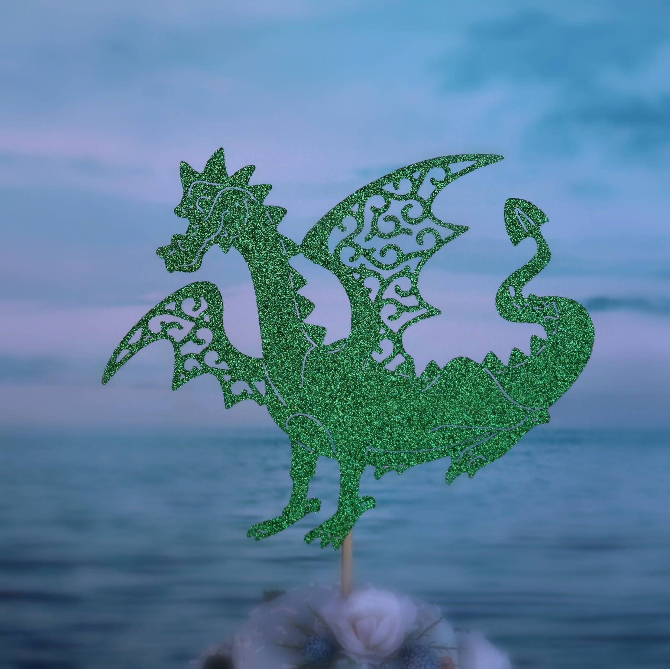 Dragon Cake Topper Dragon Party Decorations Dragon Party - Etsy