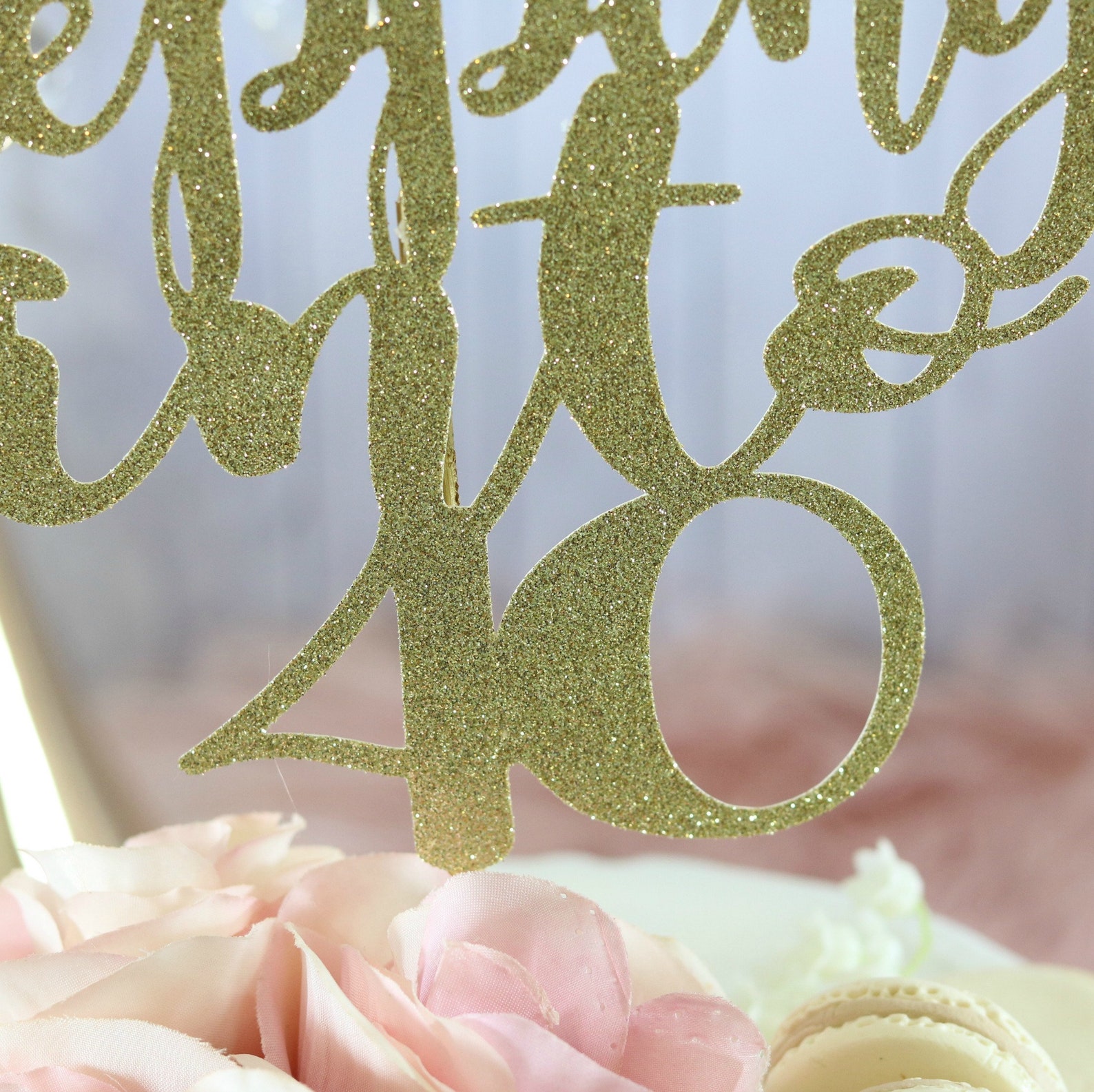 Glamour Shoe Cake Topper: Stepping Into [age] Birthday Party Decor - Etsy