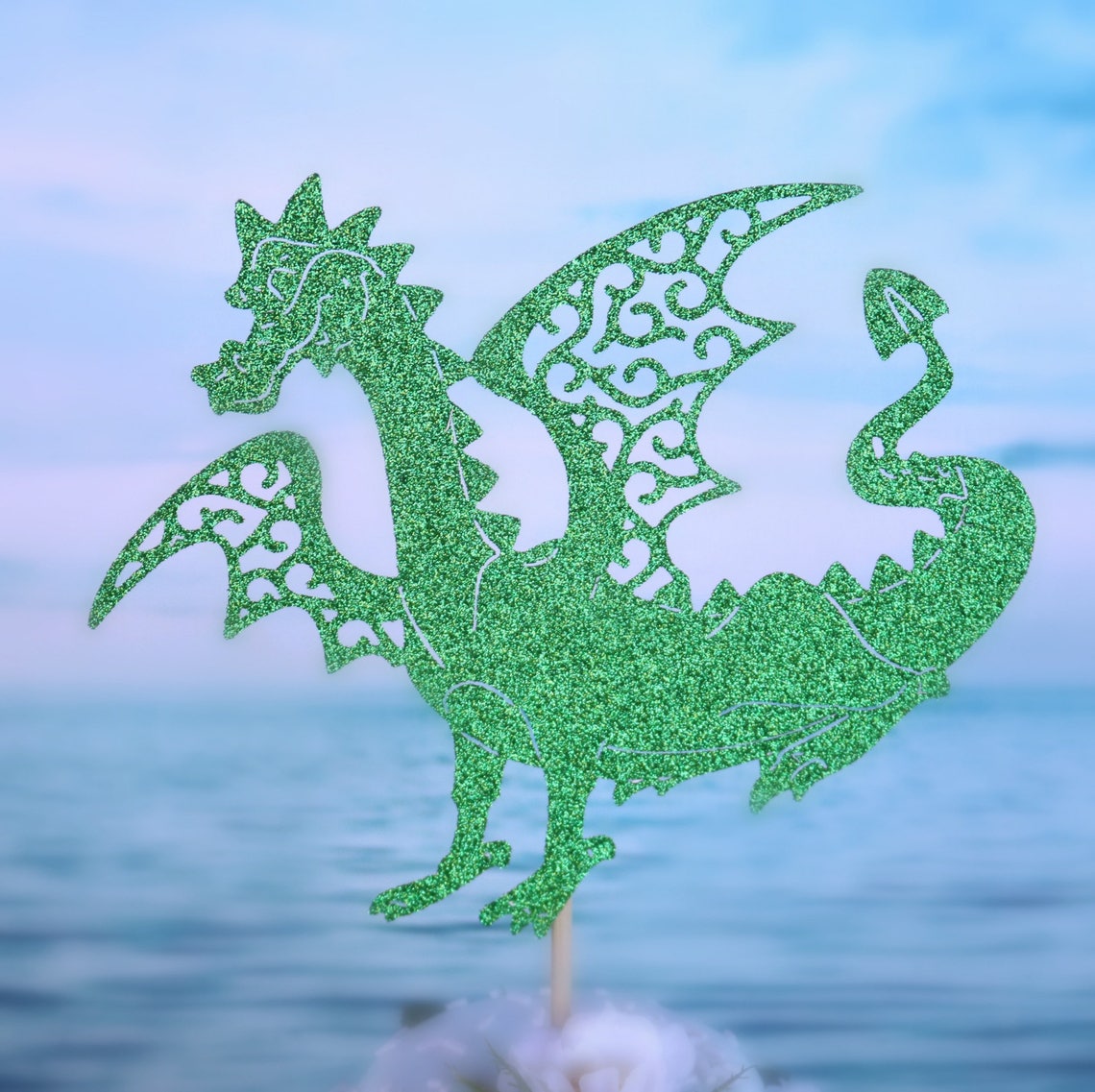 Dragon Cake Topper Dragon Party Decorations Dragon Party | Etsy