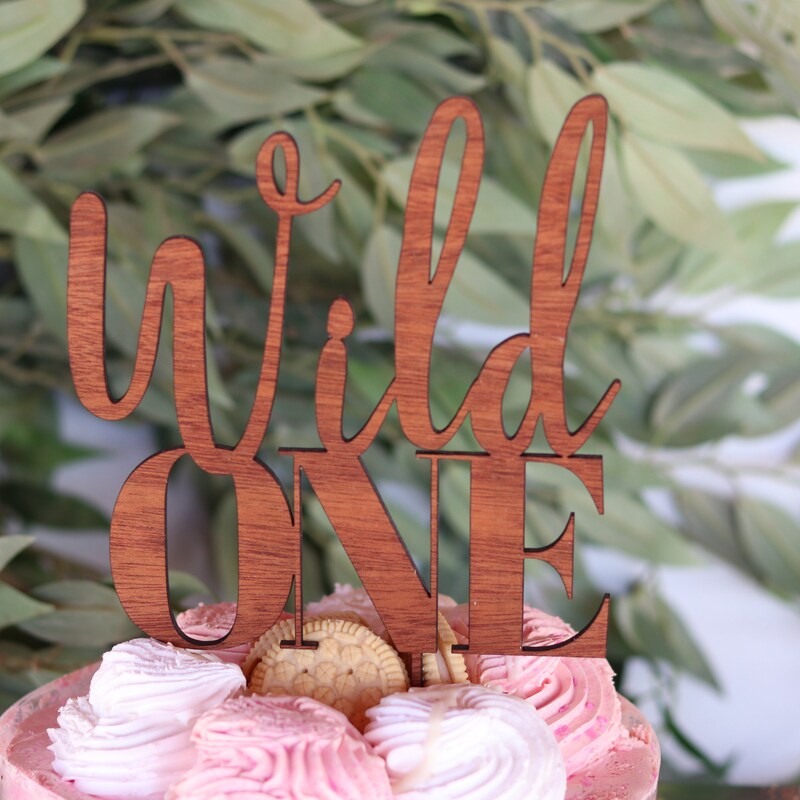 Wild One Cake Topper - Etsy
