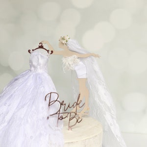 Bridal Shower Cake Topper, Unique Bride to Be Gift or Decorations ...