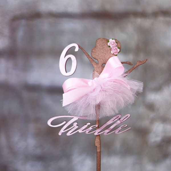 Ballerina Cake Topper - Etsy