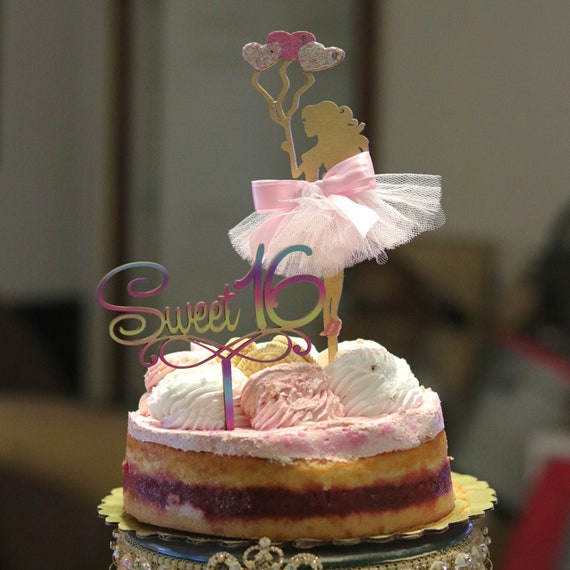 Sweet 16 Cake Topper Wood Cake Topper 16th Birthday Party | Etsy