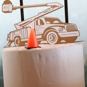 Lineman Gifts, Personalized Cake Topper, Construction Electrician ...