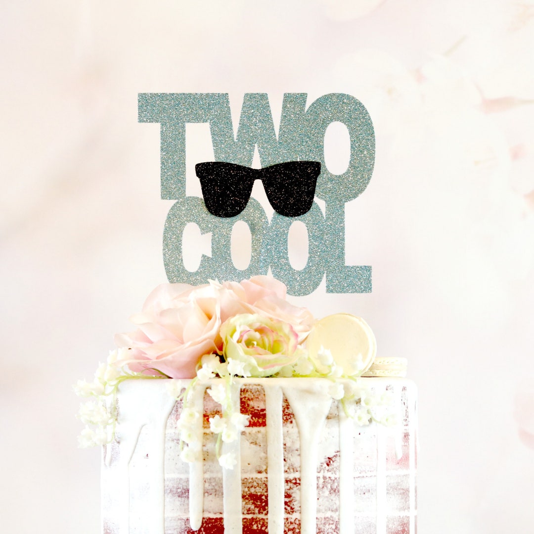 Two Cool, ANY AGE COLOR, Second Birthday, 2nd Birthday, Girl Birthday ...