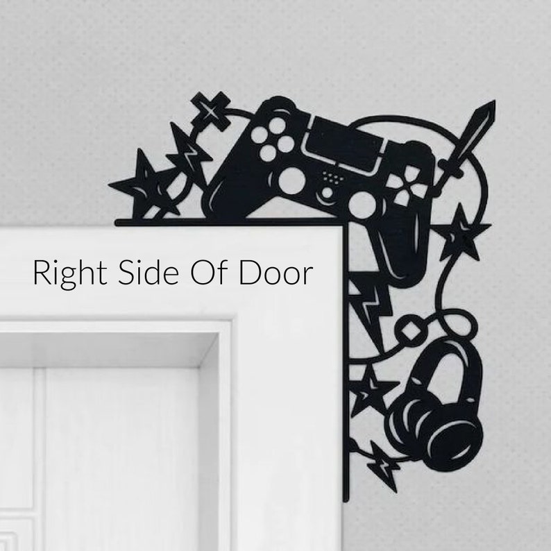 Gamer Door Trim: Gaming Controller Wood Wall Decor - Etsy