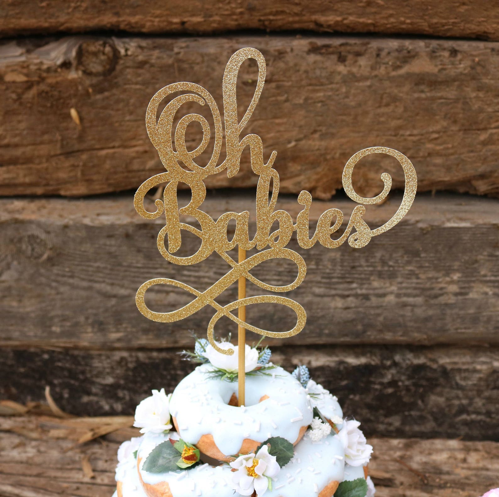 Oh Babies Cake Topper Twins Cake Topper Quadruplets Cake | Etsy