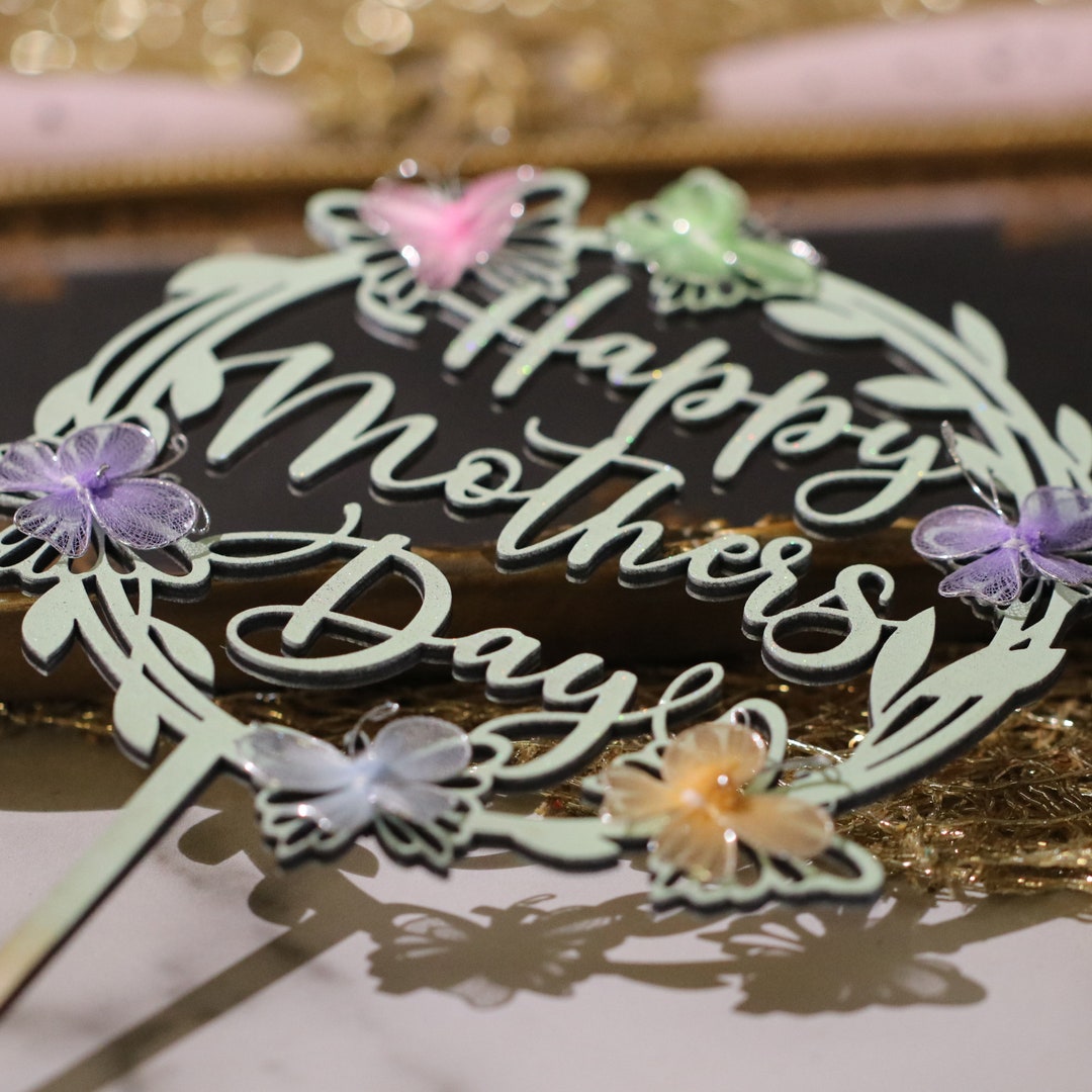 Mothers Day Cake Topper - Mothers Day Party Decorations - Mothers Day ...