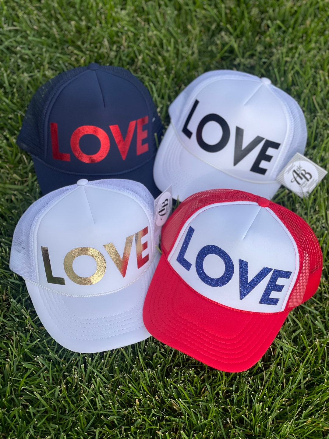 Cute Love Hat Love Love Hat Love Trucker Hat Trucker Hat - Etsy