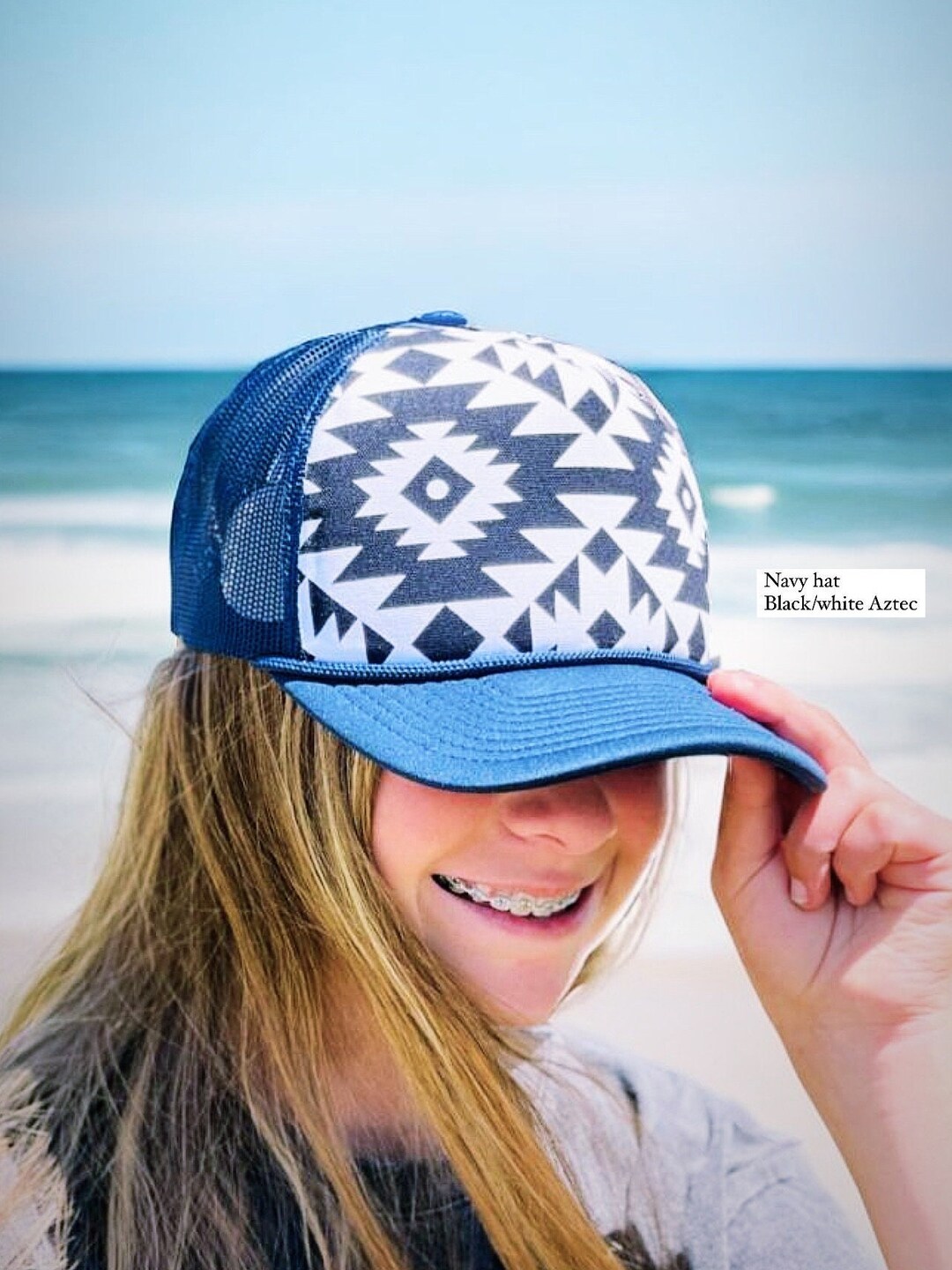 Aztec Hat, Aztec Design, Aztec Fashion, Aztec Trucker Hat, Aztec Women ...