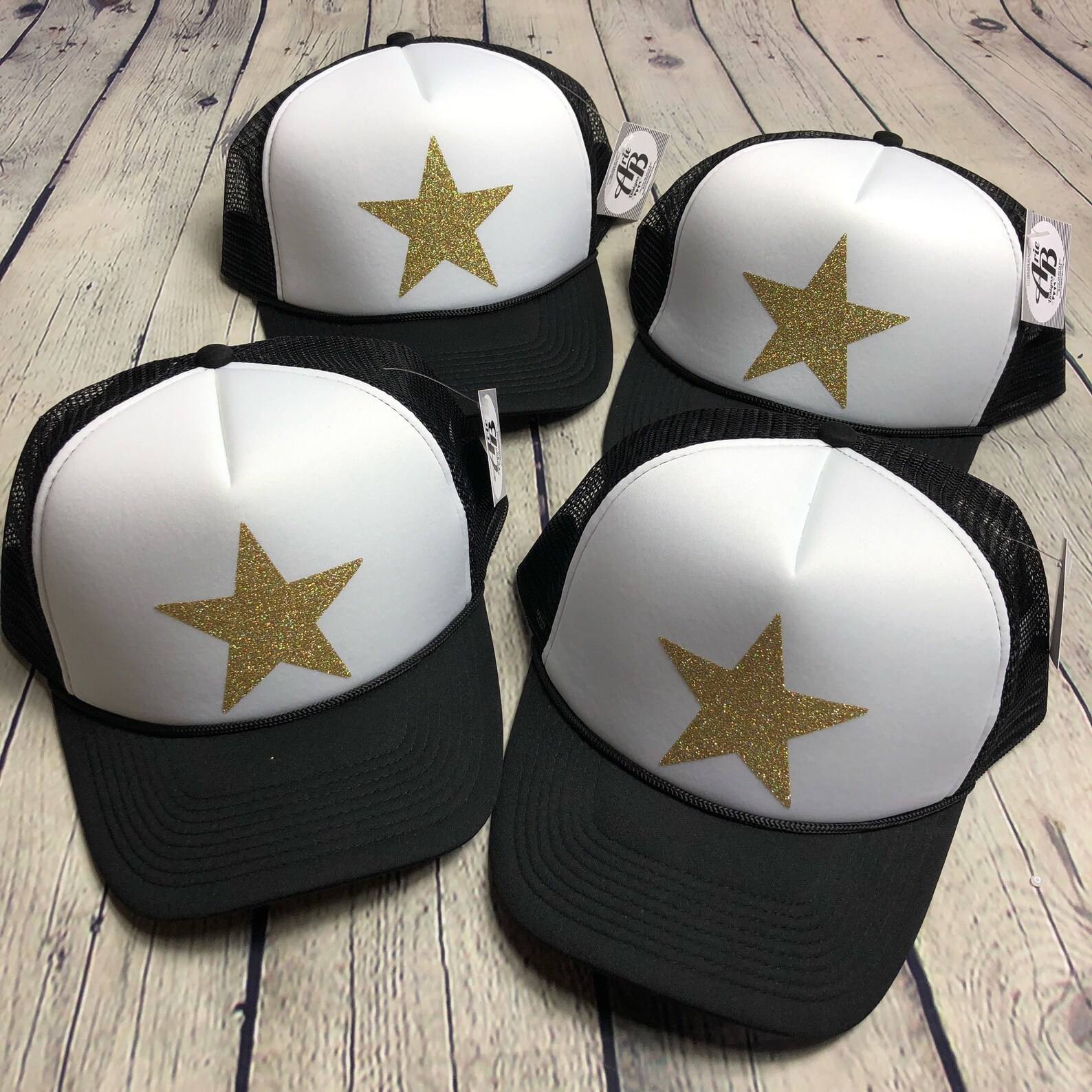 Star Star Hat Star Trucker Hat Hat With Star Custom Star - Etsy