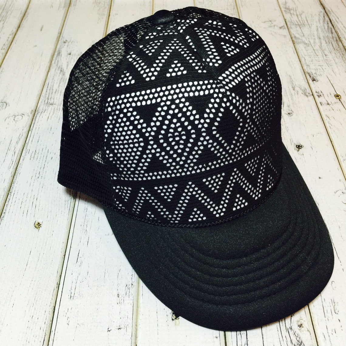 Black woven aztec aztec aztec hat aztec snapback aztec | Etsy