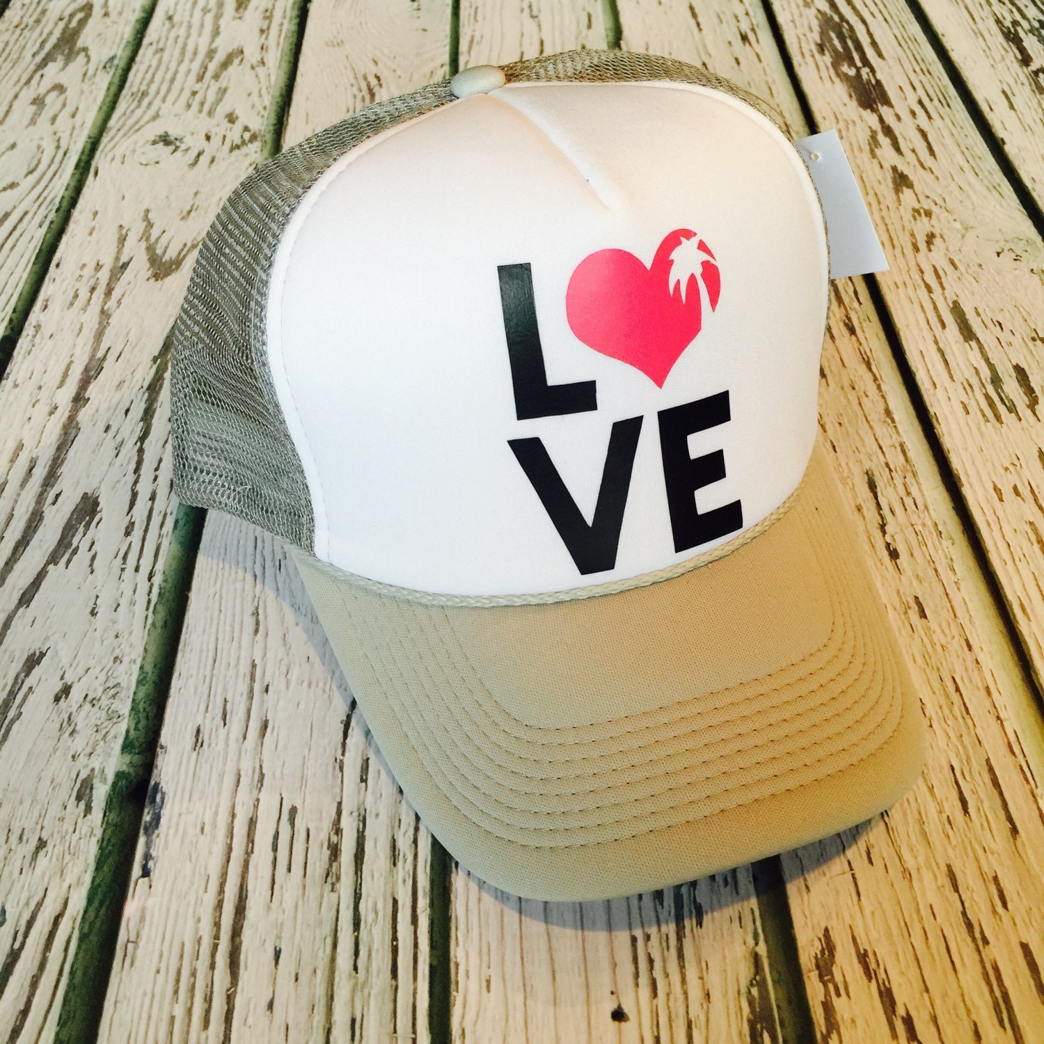 Love love hat love trucker hat valentines gift gift for | Etsy