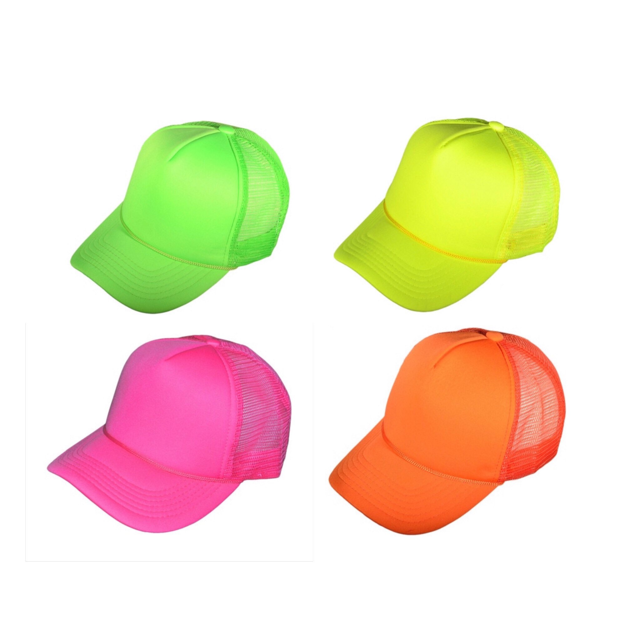 Custom Hat Custom Neon Hat Custom Neon Trucker Hats Neon - Etsy