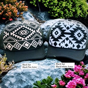 Aztec Hat, Aztec Design, Aztec Fashion, Aztec Trucker Hat, Aztec Women ...