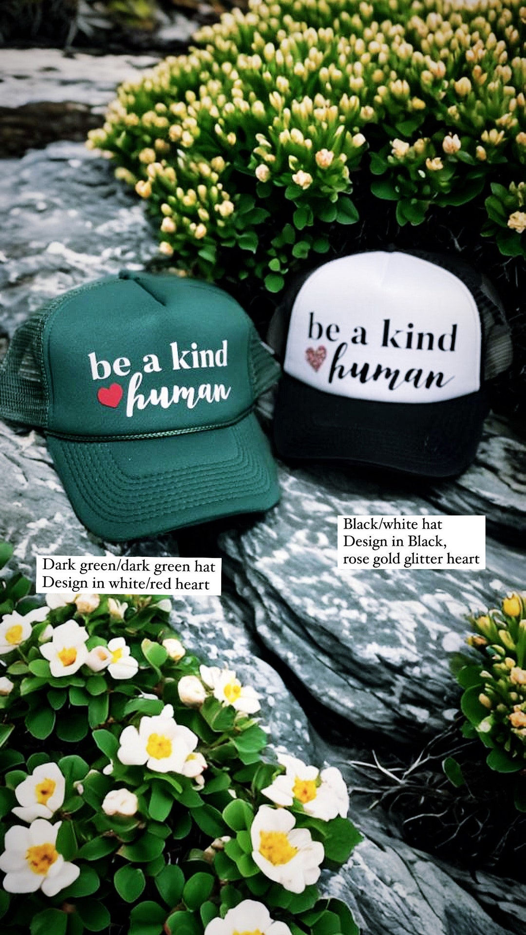 Be Kind Hat, Be a Kind Human Hat, Gift for Her, Happy Gift, Gift Basket ...