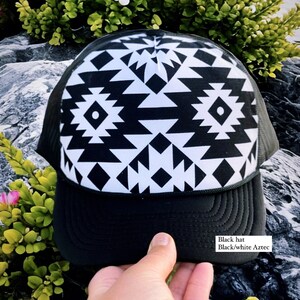 Aztec Hat, Aztec Design, Aztec Fashion, Aztec Trucker Hat, Aztec Women ...