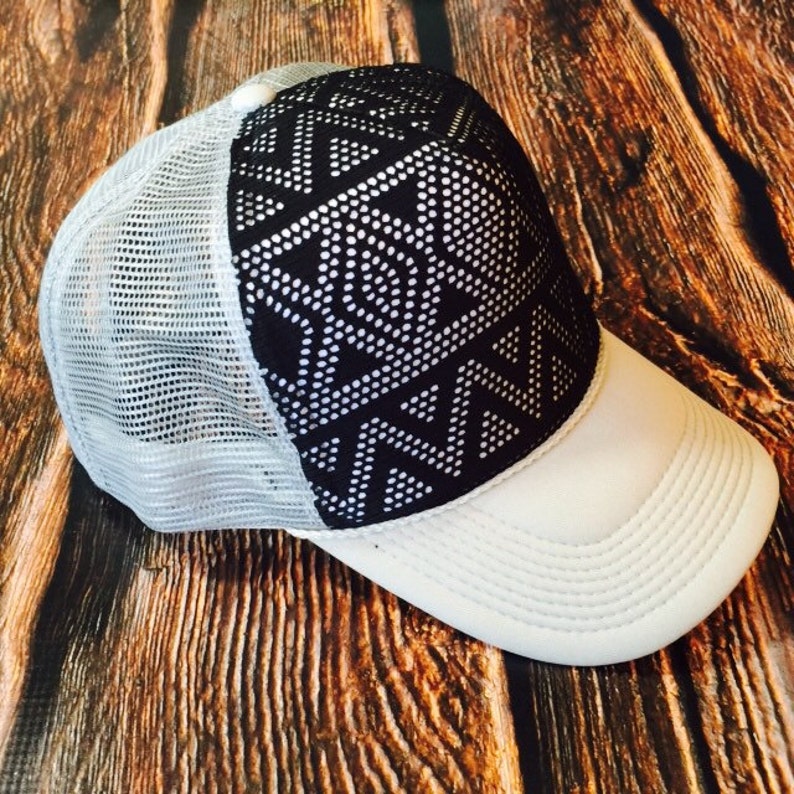 Black woven aztec aztec aztec hat aztec snapback aztec | Etsy
