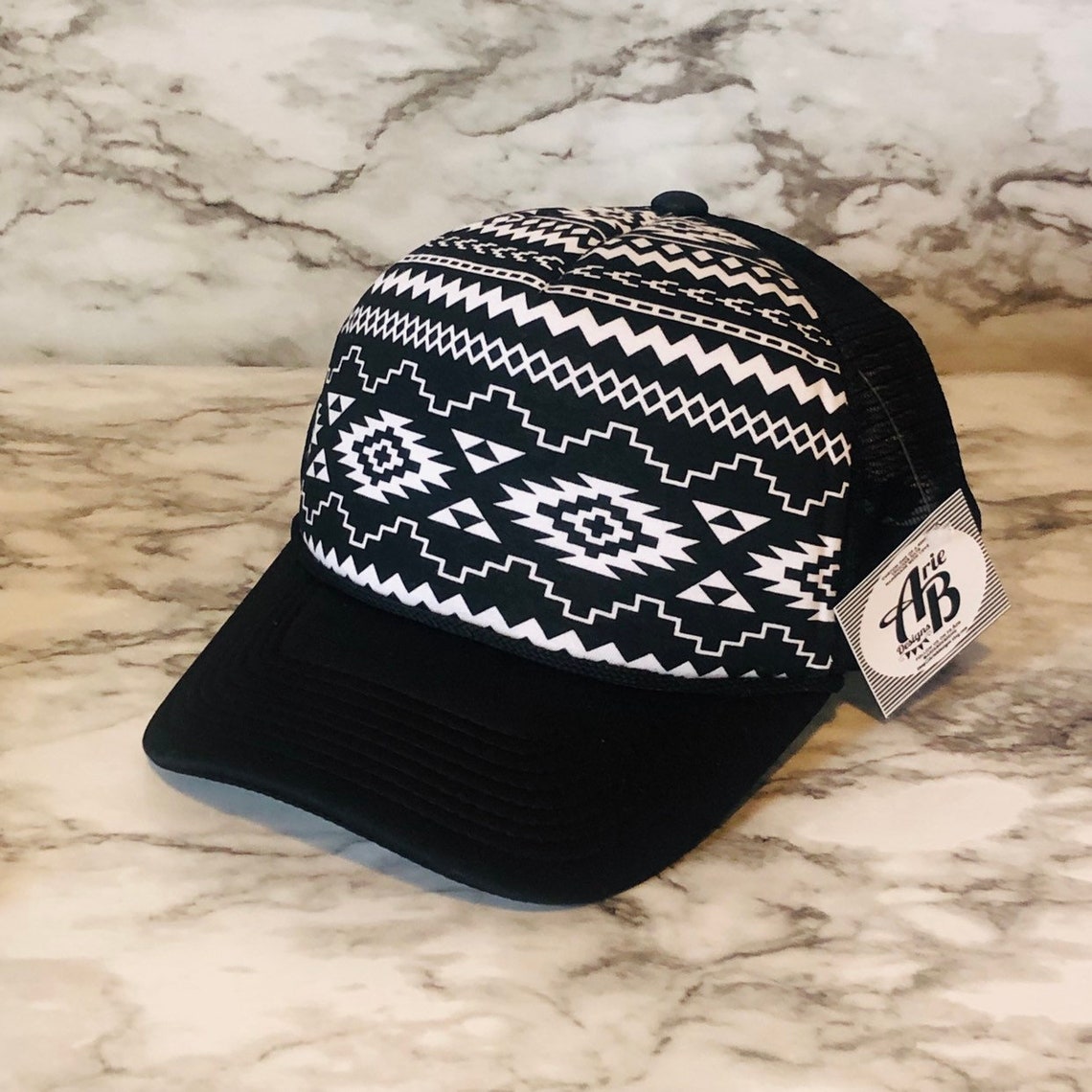 Black and White Aztec Aztec Aztec Hat Aztec Snapback Aztec - Etsy