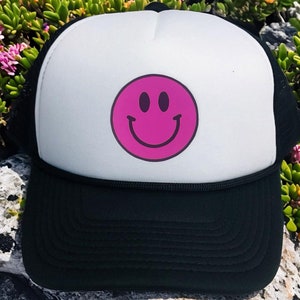 Happy Hat, Happy Fashion, Smiley Face Hat, Smiley Face Gift, Gift for ...