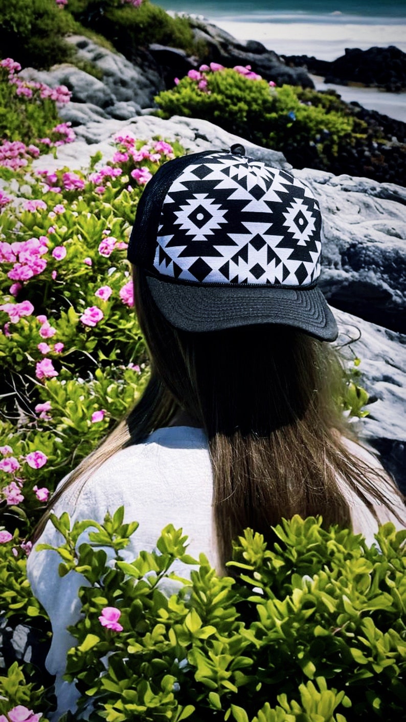 Aztec Trucker Hat, Custom Made-to-order - Etsy