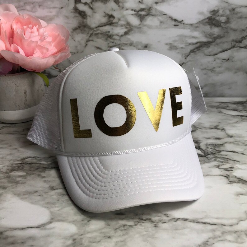 Cute love hat love love hat love trucker hat trucker hat | Etsy