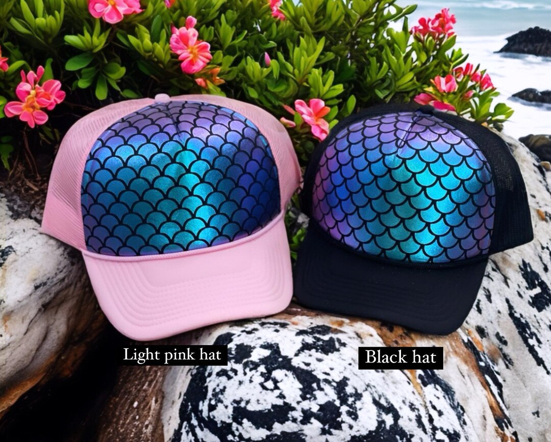 Mermaid, Mermaid Fashion, Mermaid Hat, Mermaid Trucker Hat, Gift for ...