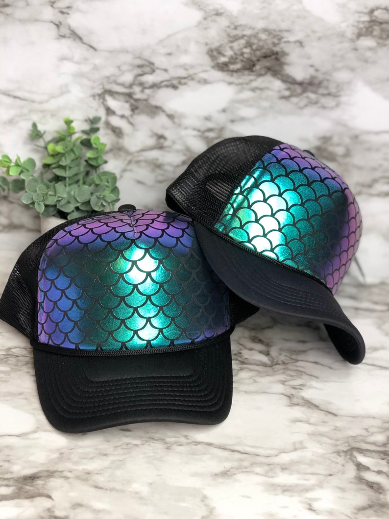 Mermaid Mermaid Fashion Mermaid Hat Mermaid Trucker Hat - Etsy