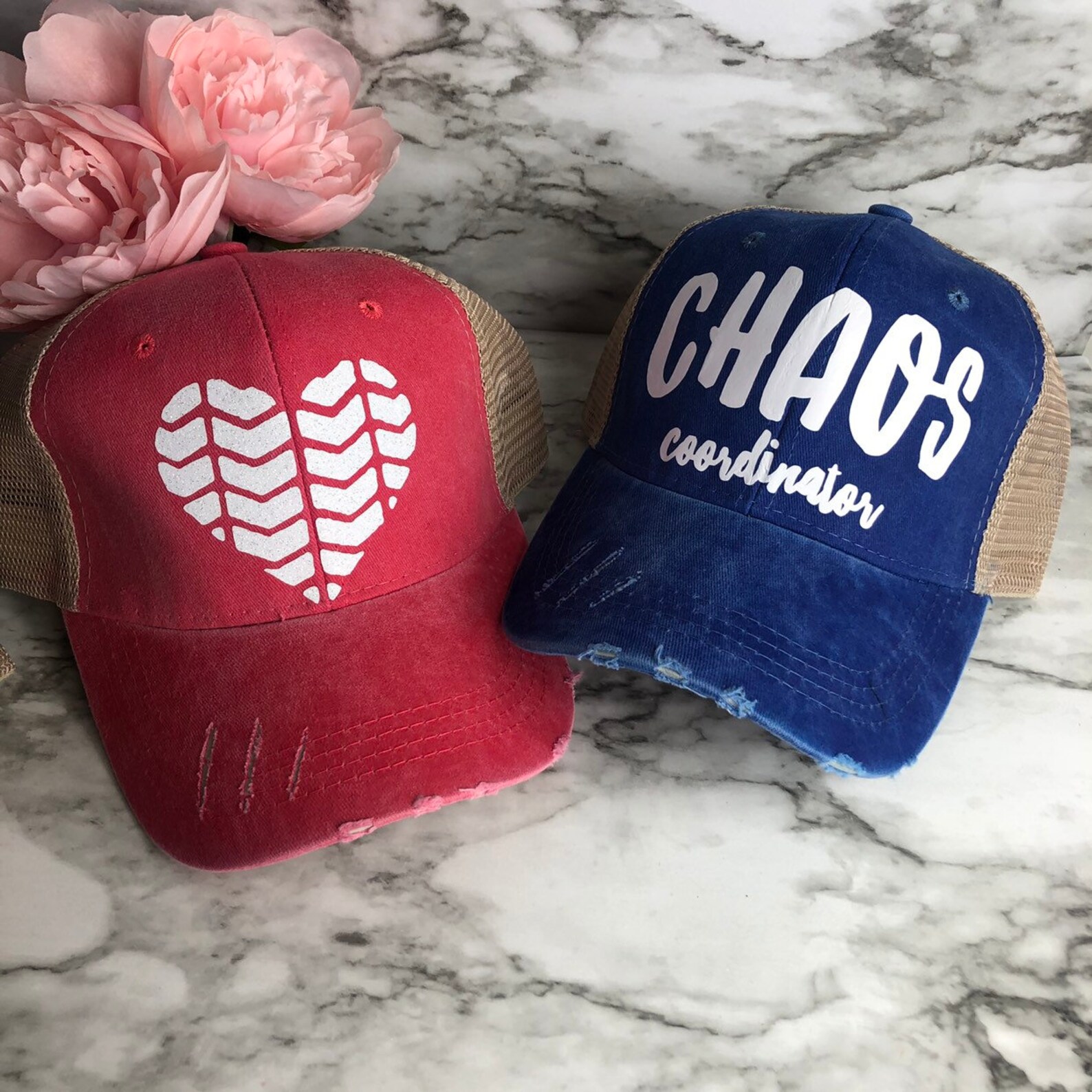 Custom Distressed Hat Distressed Hats Distressed Trucker | Etsy