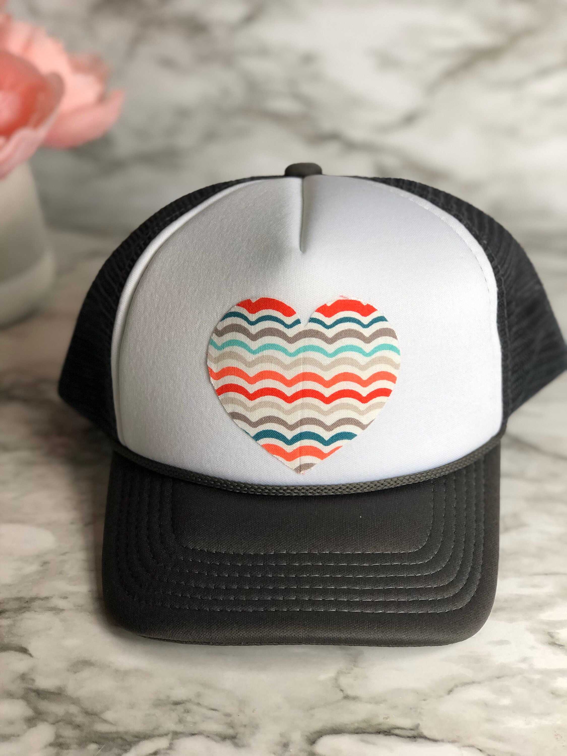 Wave hat wave trucker hat colorful trucker hat trucker hat | Etsy