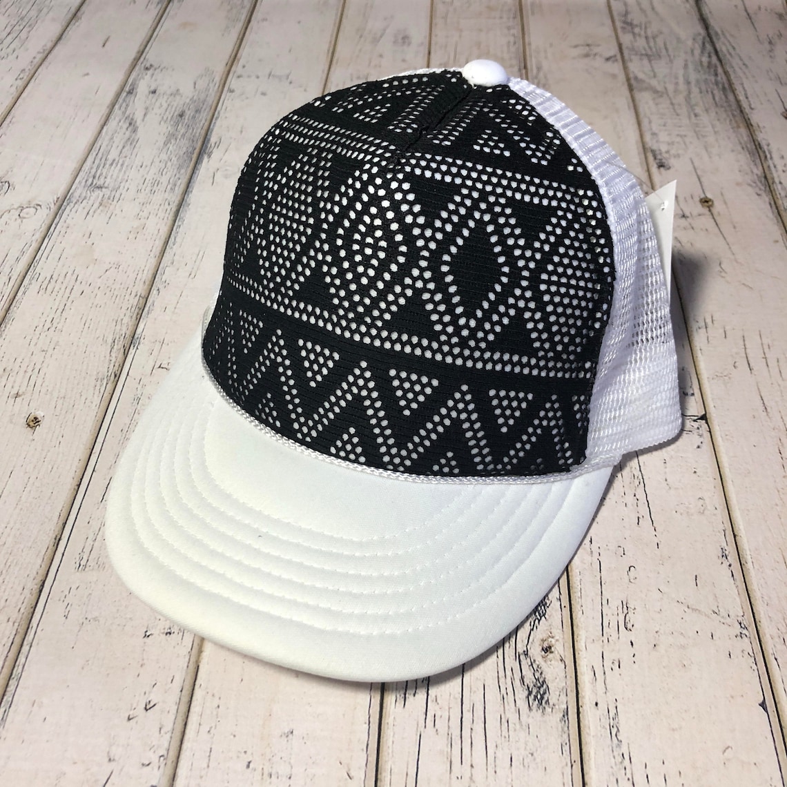Black woven aztec aztec aztec hat aztec snapback aztec | Etsy