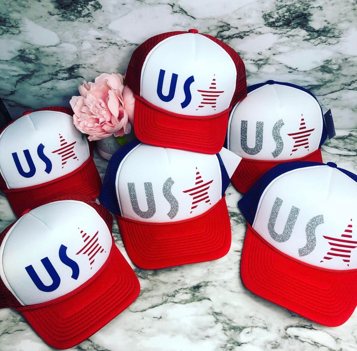 Usa hat usa trucker hat america hat america trucker hat | Etsy