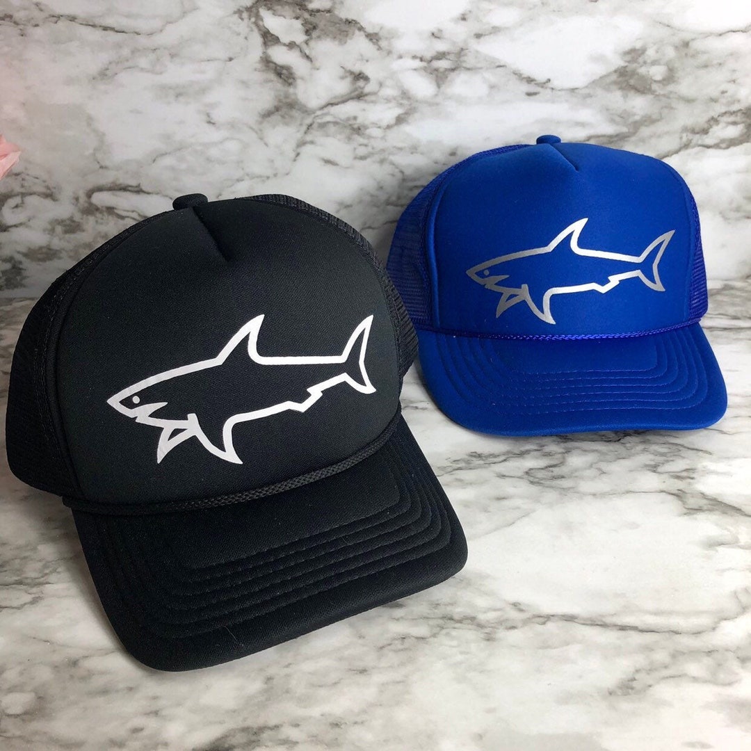 Shark Hat Shark Trucker Hat Shark Week Hat Shark Shark - Etsy