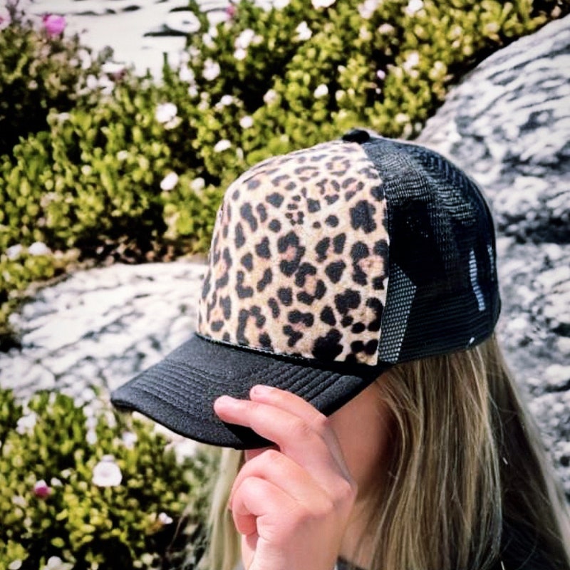 Leopard Print Hat - Etsy