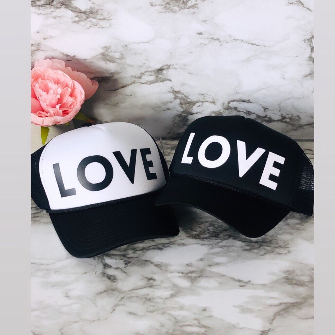 Cute Love Hat Love Love Hat Love Trucker Hat Trucker Hat - Etsy