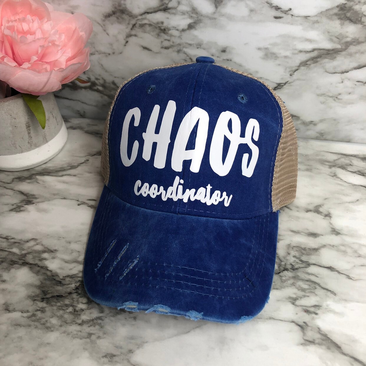 Custom Distressed Hat Distressed Hats Distressed Trucker | Etsy