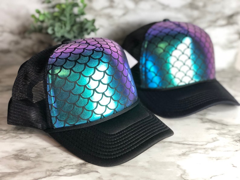 Mermaid Mermaid Fashion Mermaid Hat Mermaid Trucker Hat - Etsy
