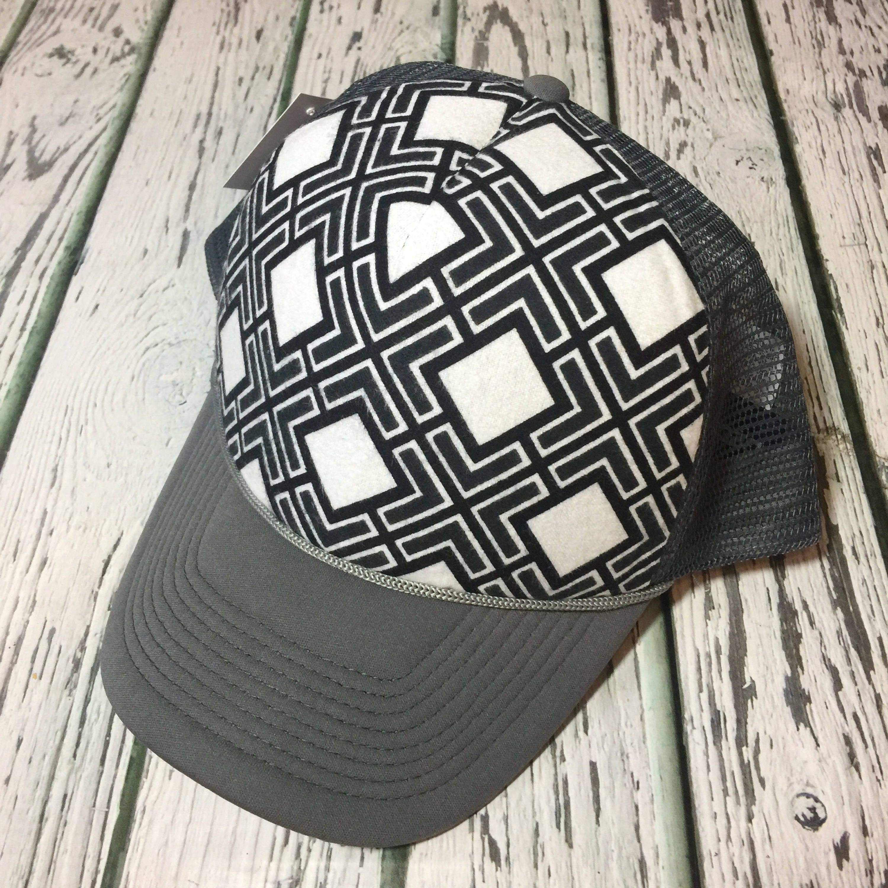 Geometric Fashion Trucker Hat Cute Trucker Hat Womens Hat - Etsy Denmark