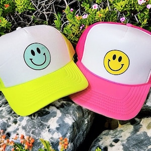 Happy Hat, Happy Fashion, Smiley Face Hat, Smiley Face Gift, Gift for ...
