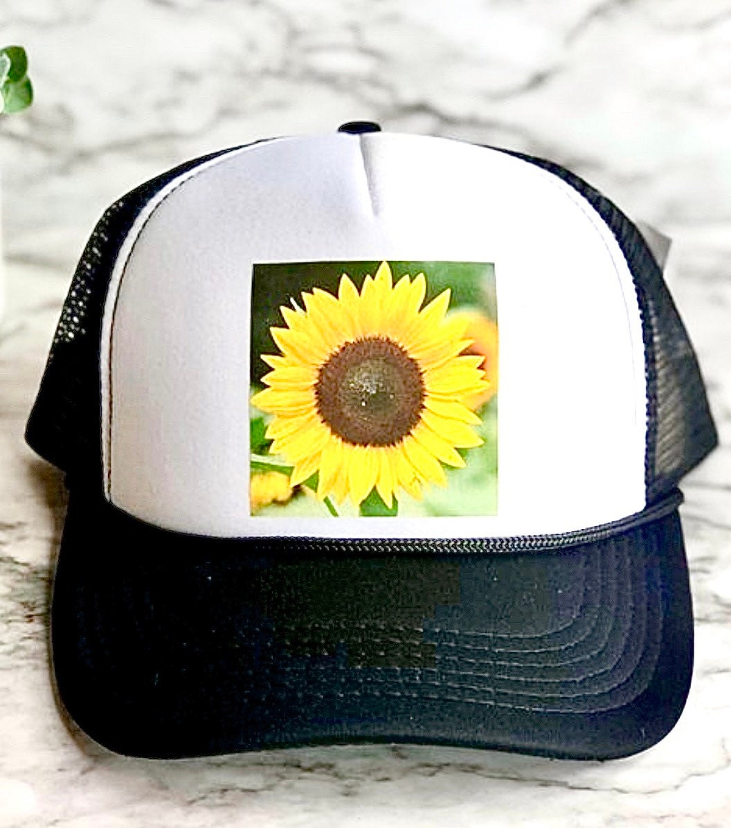 Sunflower Sunflower Hat Sunflower Fashion Sunflower Trucker - Etsy