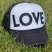 Cute Love Hat Love Love Hat Love Trucker Hat Trucker Hat - Etsy